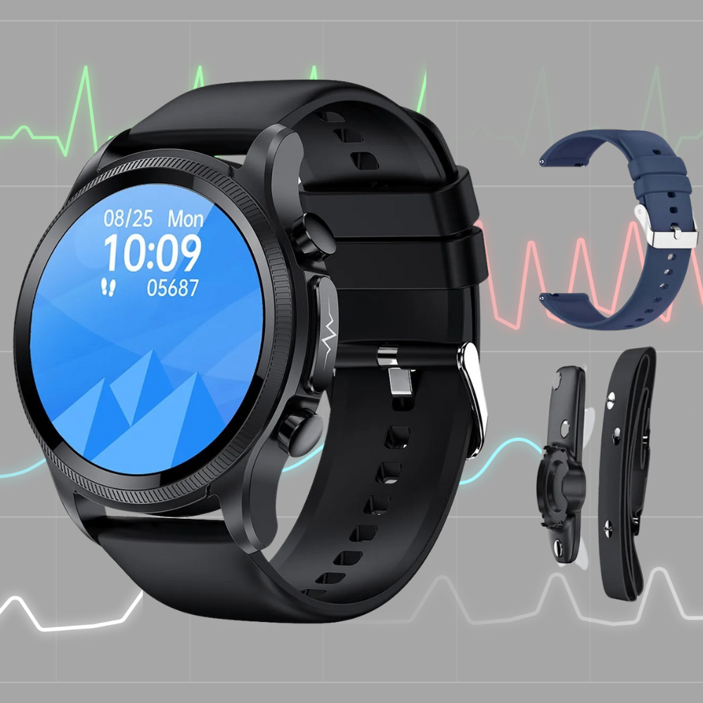 Advanced Health Watch with ECG Band – Glucose, Blood Pressure, and Hea ...