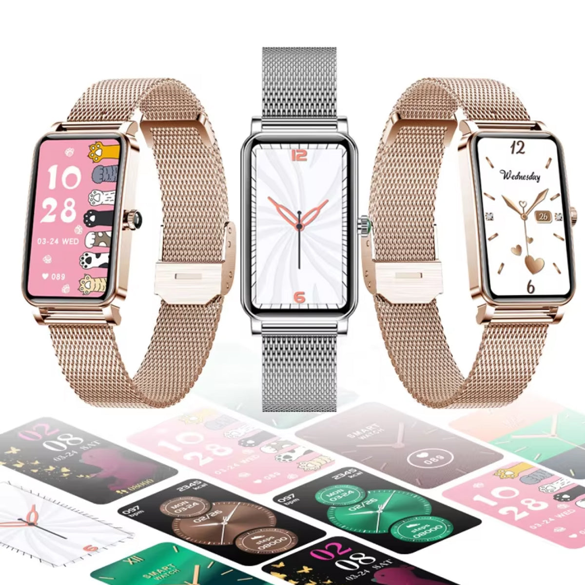 Watch for Women - Elegant Small Smartwatch - Perfect for Active Lifest ...