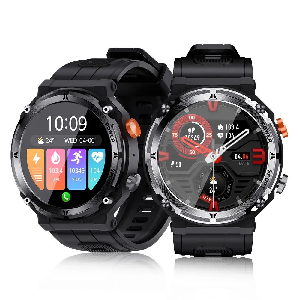 Indestructible Smartwatch | Waterproof, Durable Design & 30+ Modes for ...