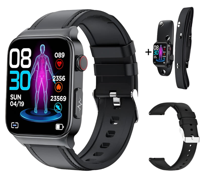 ECG Smart Watch with Blood Pressure Monitor – Health Tracker for Heart ...